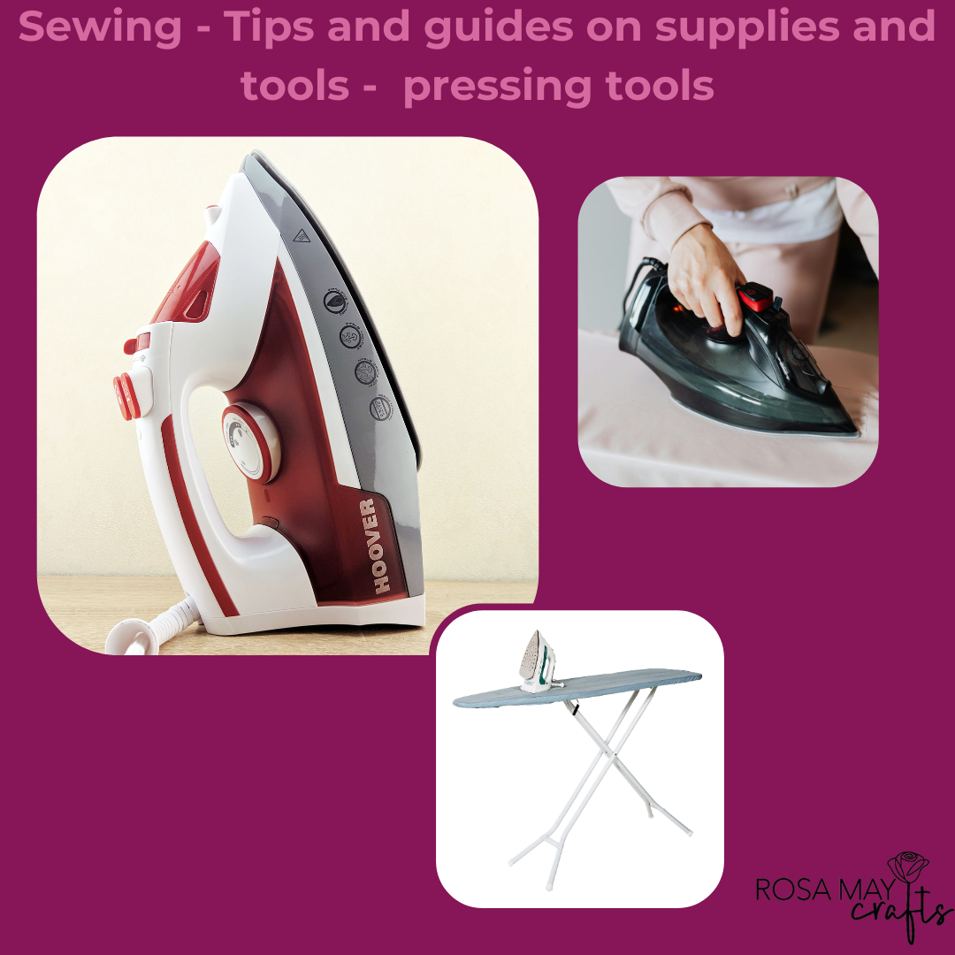 How to press your fabrics and projects - Rosa May Crafts